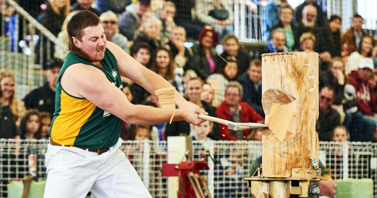 Melbourne Royal Woodchop Championships